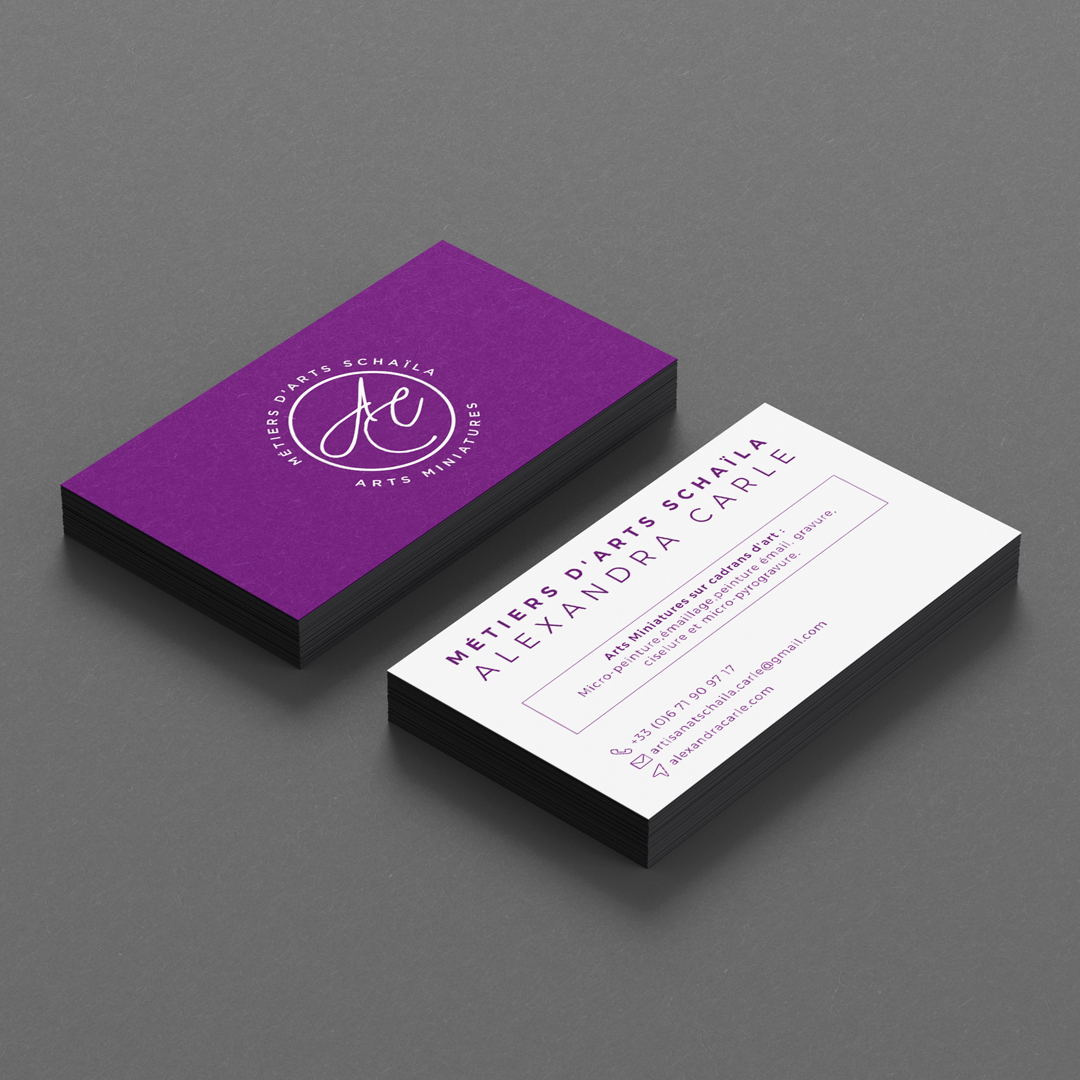 Création logo : Métiers d'Art Schaïla | Vincent Depollier